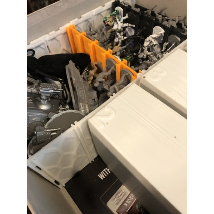 3D Printable Imperial Assault Storage Solution by Robert Maefs