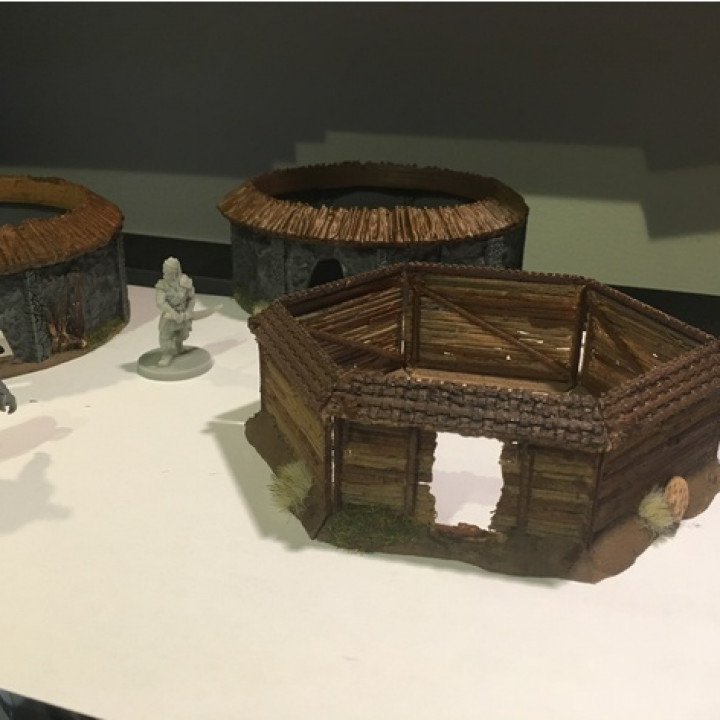 3D Printable Huts for Conan Boardgames and other dungeon crawlers by ...