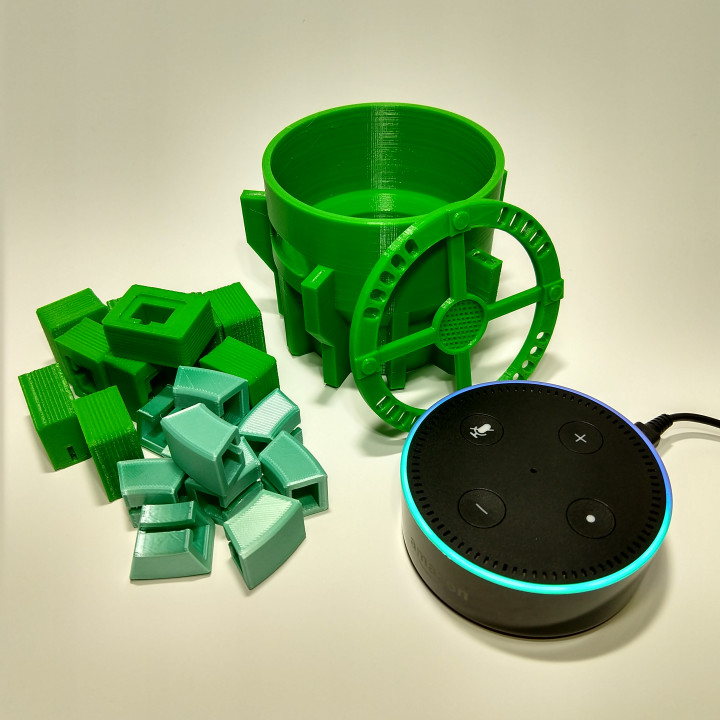 3D Printable Iron Man Arc Reactor Echo Dot Case by Deja'vu