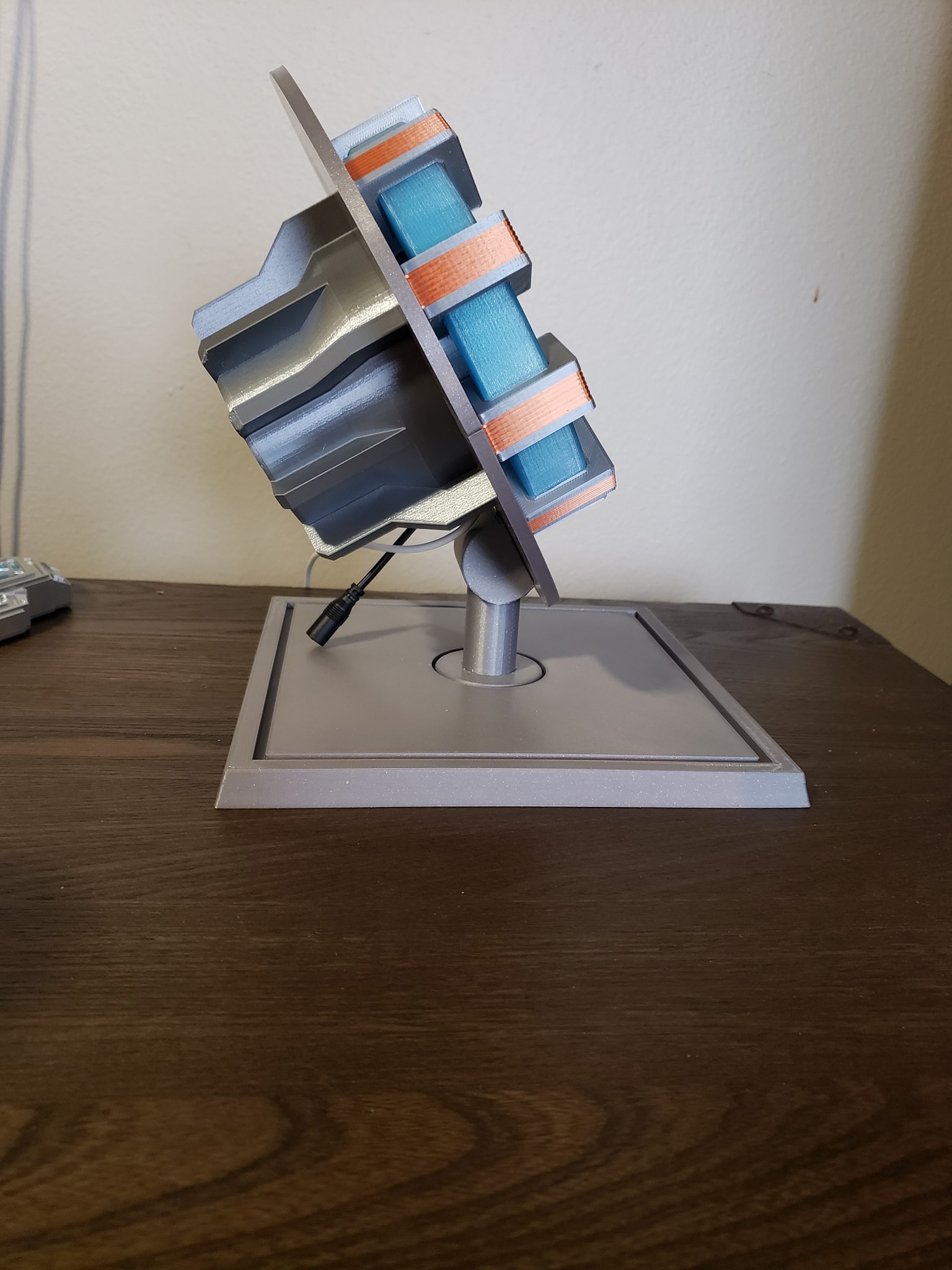 3D Printable Iron Man Arc Reactor Echo Dot Case by Deja'vu