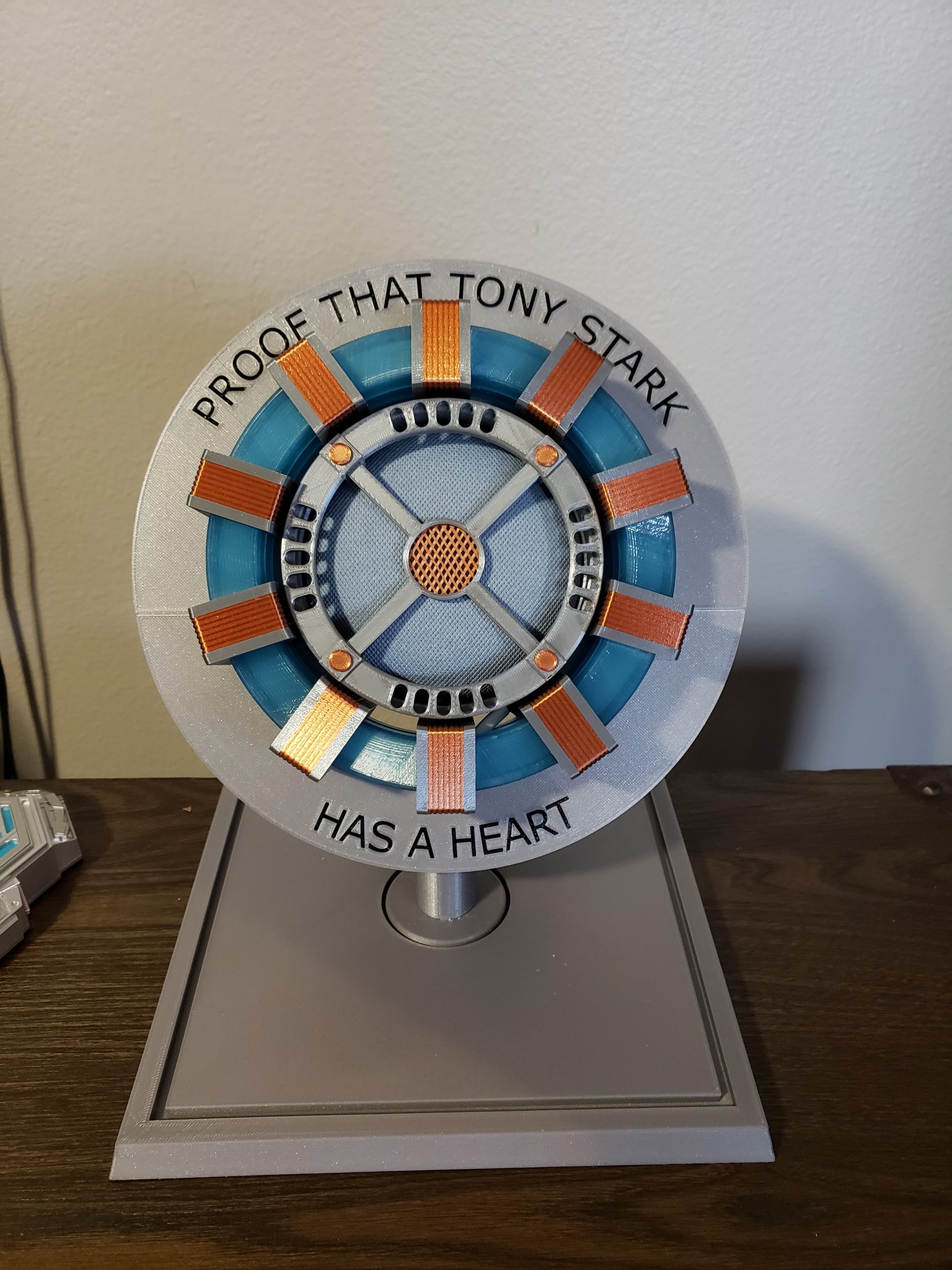 3D Printable Iron Man Arc Reactor Echo Dot Case by Deja'vu