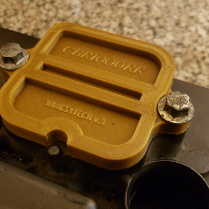 3D Printable Honda CBR 1000RR PAIR Check Valve Cover by Zak Holman