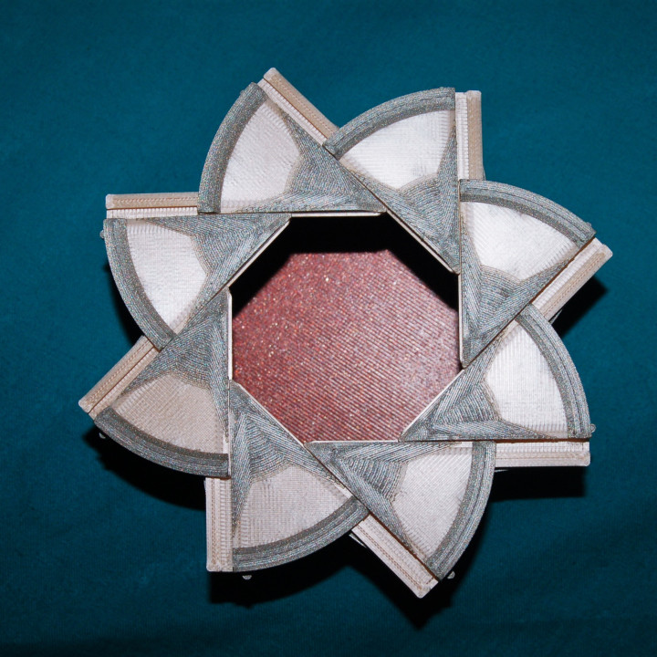 3D Printable Aperture Iris Box by Brien Allison