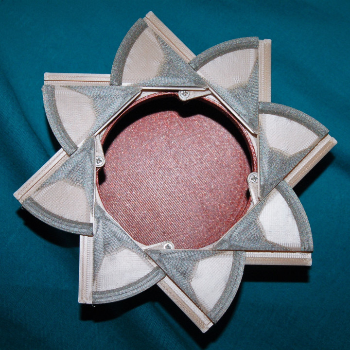 3D Printable Aperture Iris Box by Brien Allison