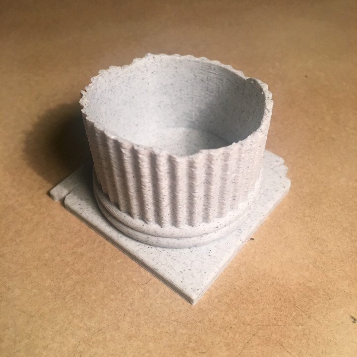 3D Printable Roman Column Vase, Pot by AlePre