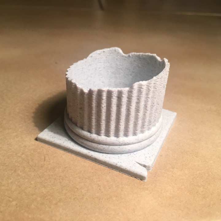 3D Printable Roman Column Vase, Pot by AlePre