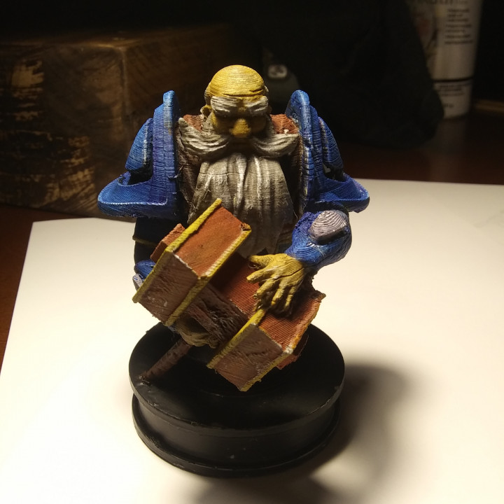 3D Printable Dwarf Figure by Jacob Dunaway