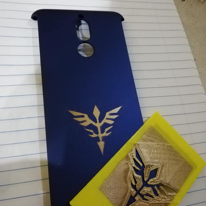 3D Printable Neo Zeon Stencil by Caique Costa de Andrade