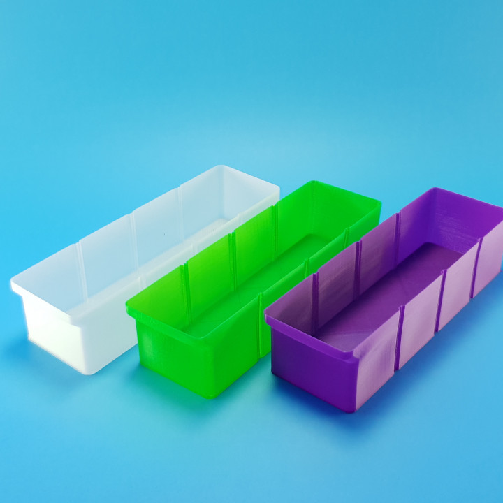 3D Printable Modular Parts Drawers by Brodie Fairhall