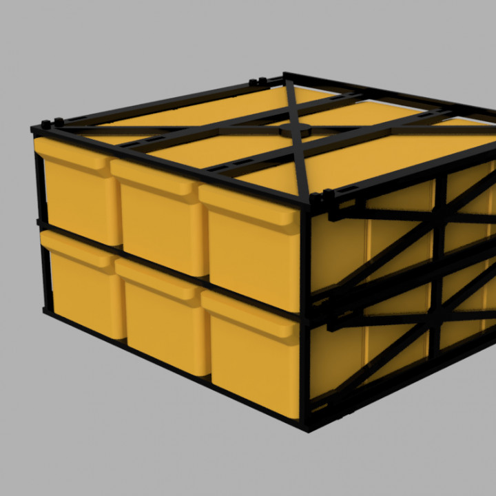 3D Printable Modular Parts Drawers by Brodie Fairhall