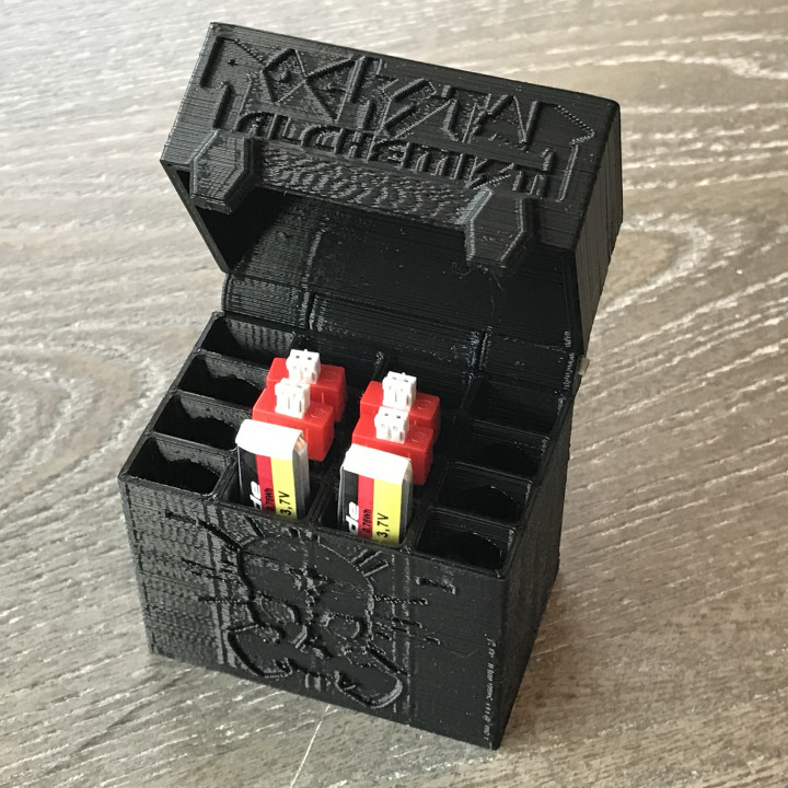 3D Printable Bitty Boom Battery Box by Christopher Adair