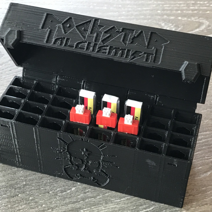 3D Printable Boom Boom Battery Box by Christopher Adair