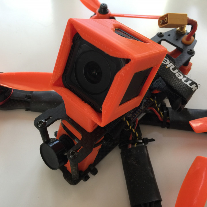 3D Printable GoPro Session Mount by Christopher Adair