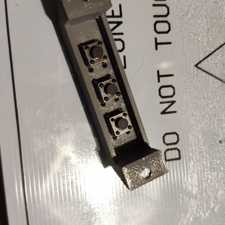 3D Printable Panel microswitch holder by András Soós