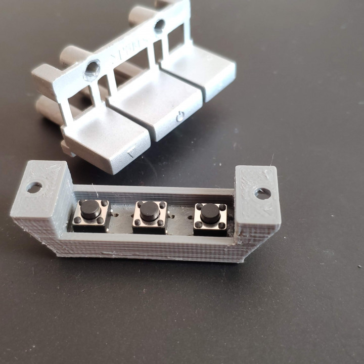 3D Printable Panel microswitch holder by András Soós