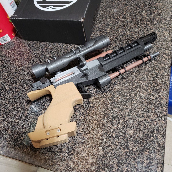 3D Printable Star Wars Naboo S5 Blaster by Dsk