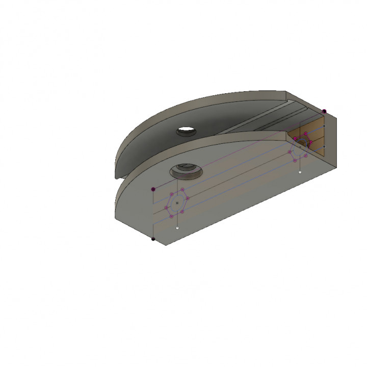 3D Printable Bestrite Rotating Whiteboard Clamp by Kaleb Karns