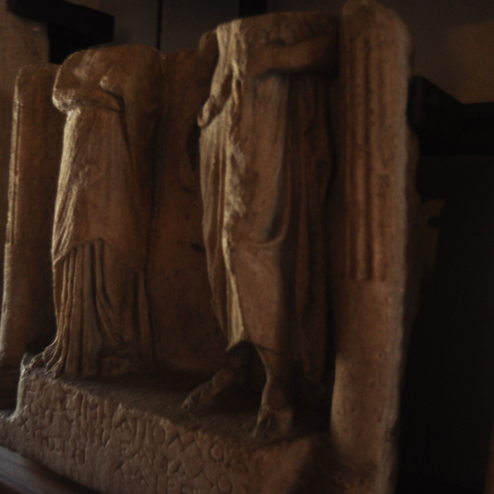 3D Printable Part of the funerary stele of Zosime by Scan The World