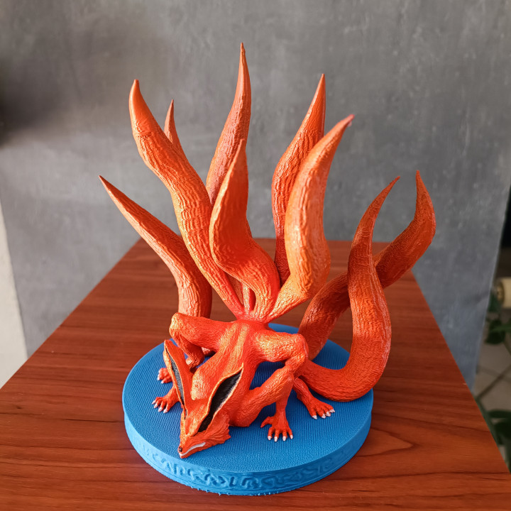 3D Print of Nine-Tailed Demon Fox by will47