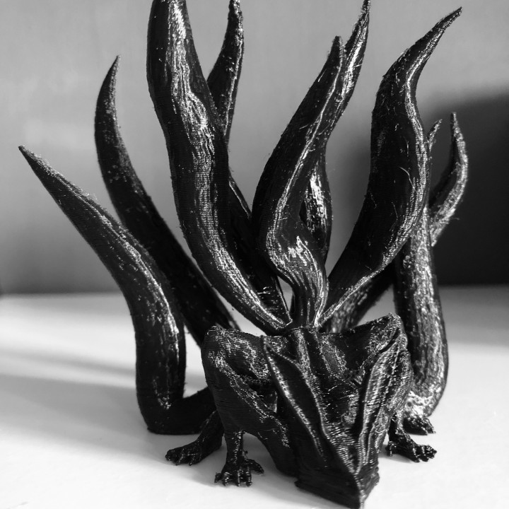 3D Print of Nine-Tailed Demon Fox by syafiqhere