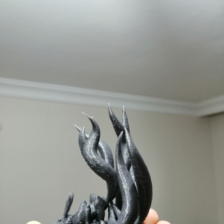 3D Print of Nine-Tailed Demon Fox by vulpie
