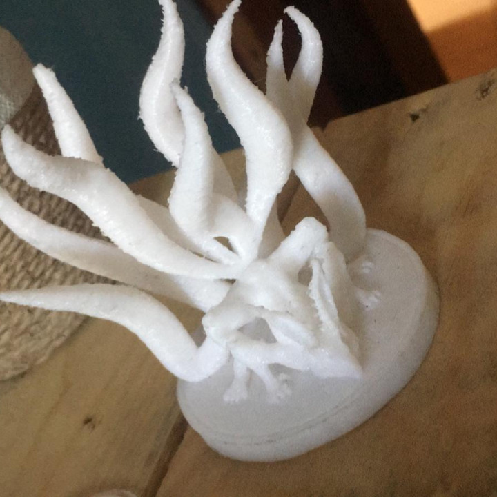 3D Print of Nine-Tailed Demon Fox by LastUP