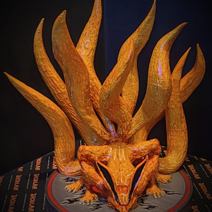 3D Print of Nine-Tailed Demon Fox by Jolle25