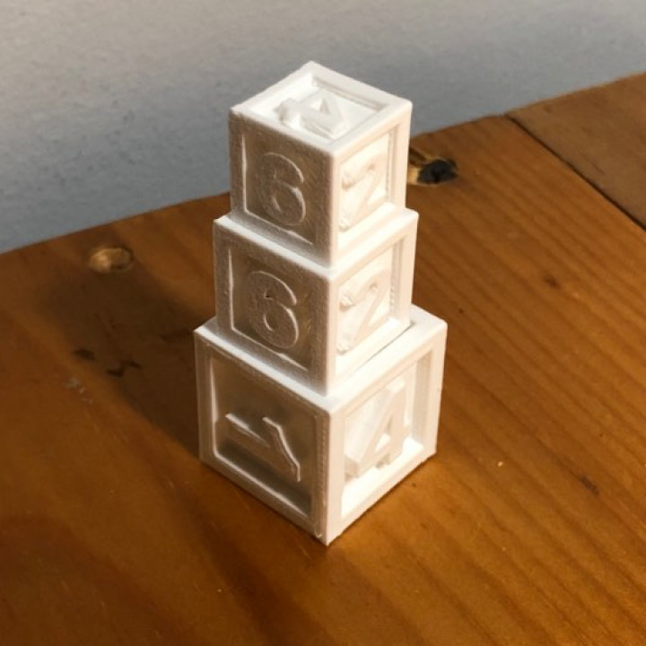 3D Printable Digit Dice by Bob Blanco