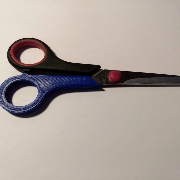 3D Printable Scissors handle replacement by EL3D