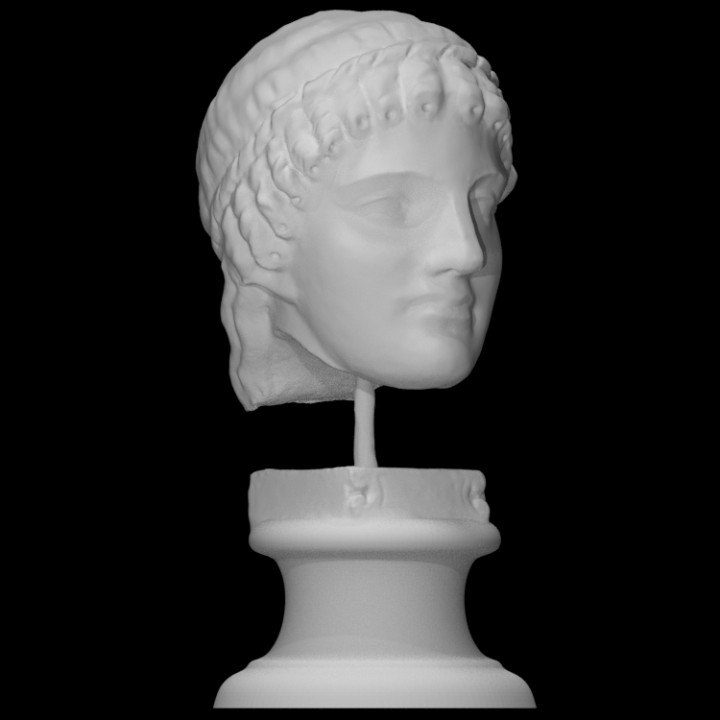 3D Printable Head of Ephebe by Scan The World