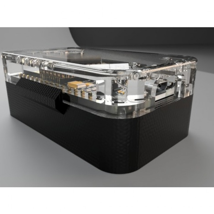 3D Printable NodeMCU Snap Together Case by Kevin Smith