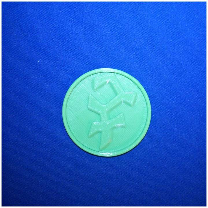 3D Printable Bandos Symbol coaster by Ambient