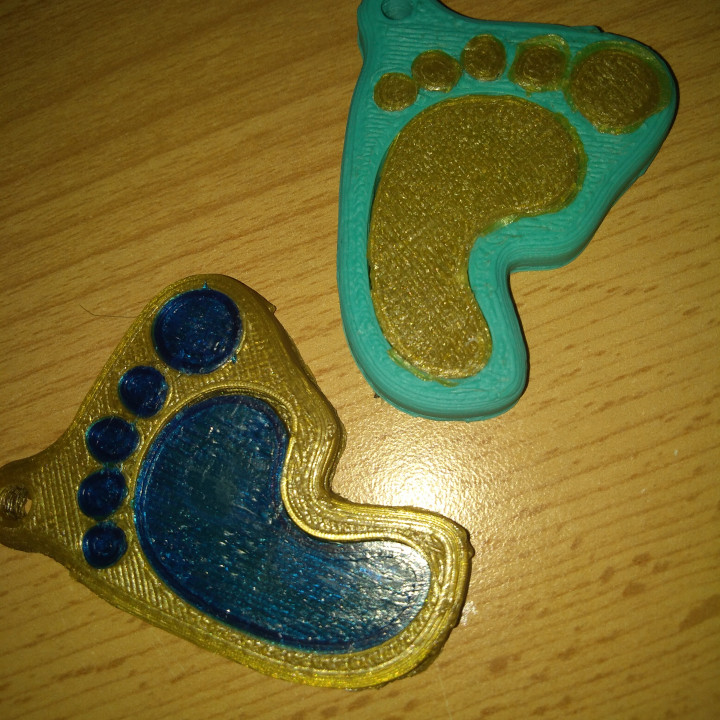 3D Printable Keychain Littlefood. by Filimon