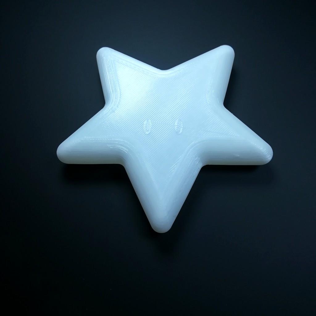 3D Printable Power Star by Josiah Herring