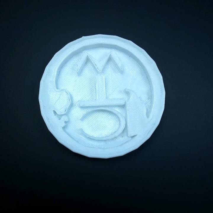 3D Printable craft the world maker coin by justin womack