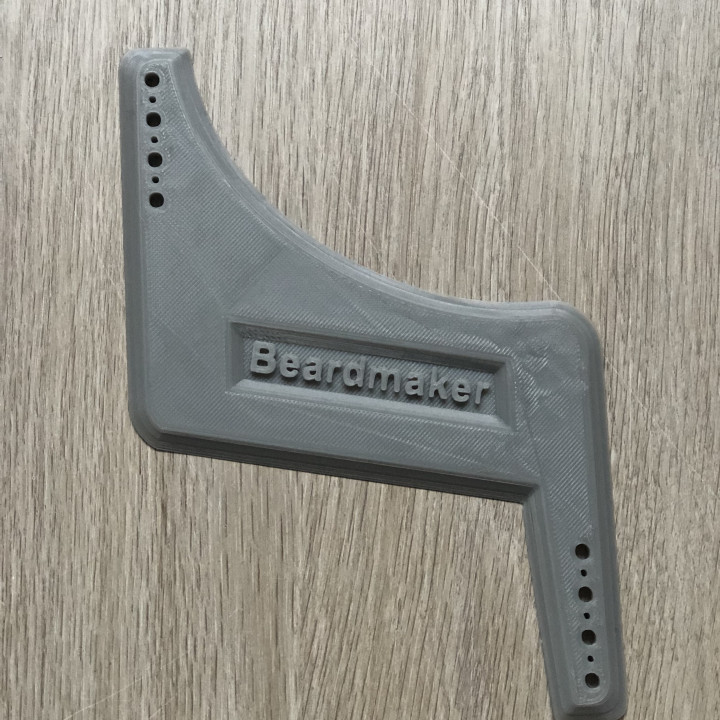 3D Printable Beardmaker - Beard shaping Tool by Marco Sauter