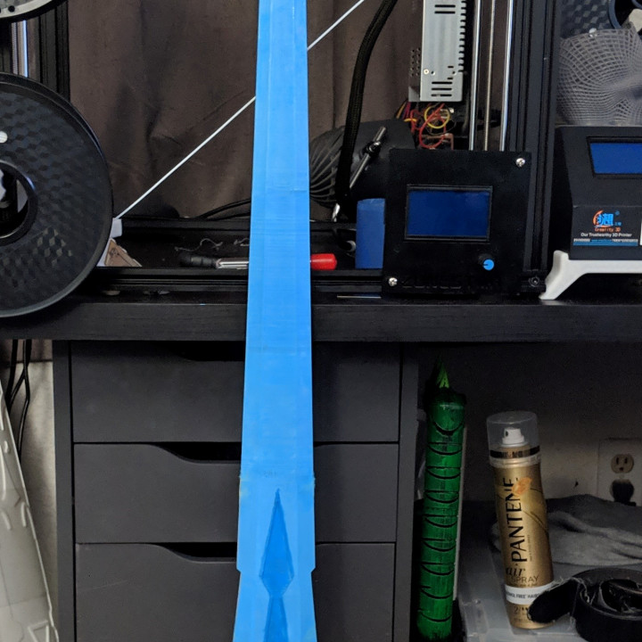 3D Printable Blue Rose (SAO) by Adam Ubel