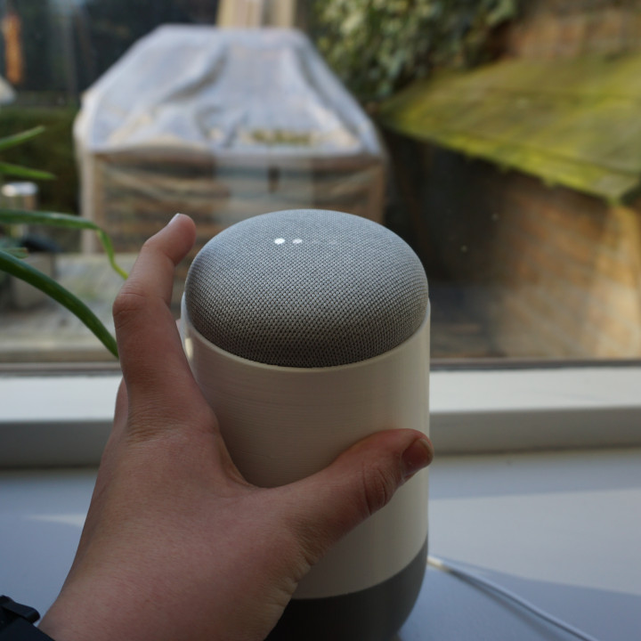 3D Printable 'Google home' mini stand by Thomas Levendig