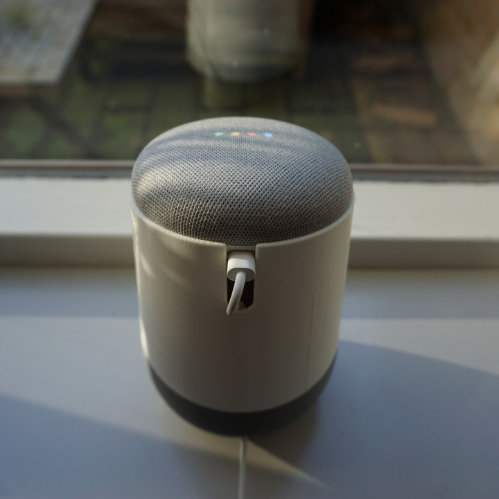 3D Printable 'Google home' mini stand by Thomas Levendig