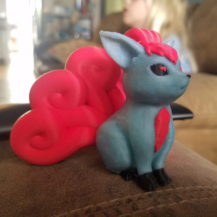 3D Print of Vulpix by jhitesma