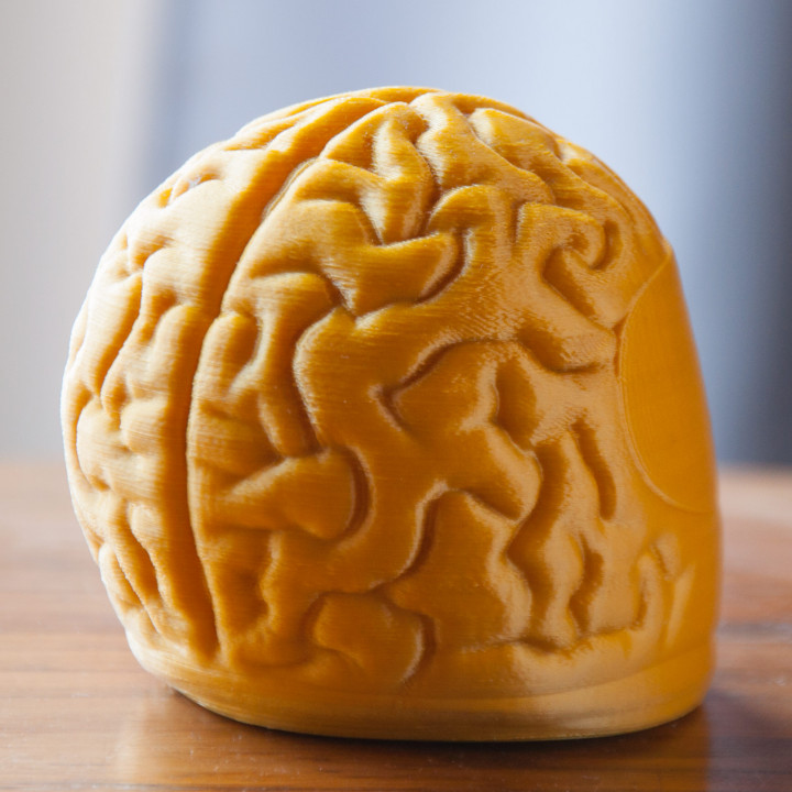 3D Printable Brain helmet by Jean-Denis Vreux