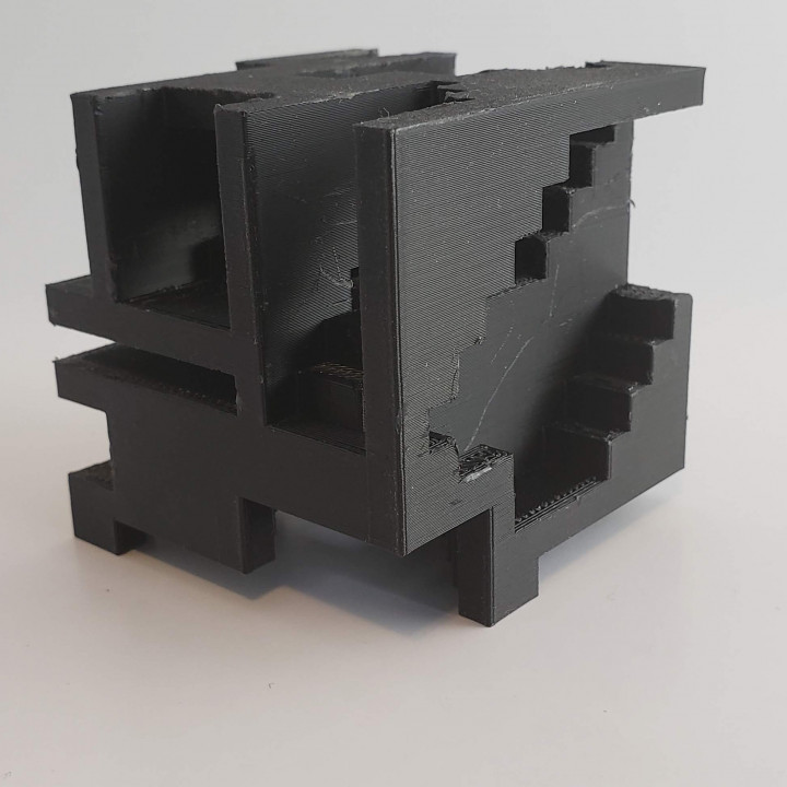 3D Printable Escher Cube by Jordon