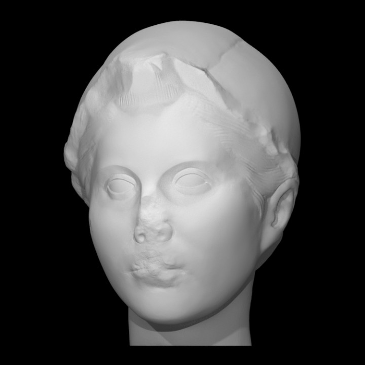 3D Printable Portrait of a Woman by Scan The World