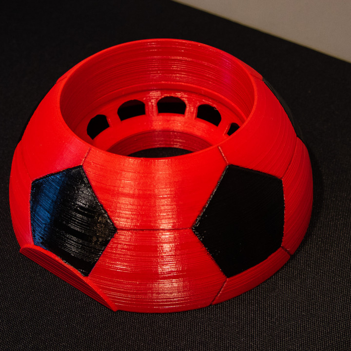 3D Printable Google Home Mini Soccer Ball by Guy Van den Nieuwenhof