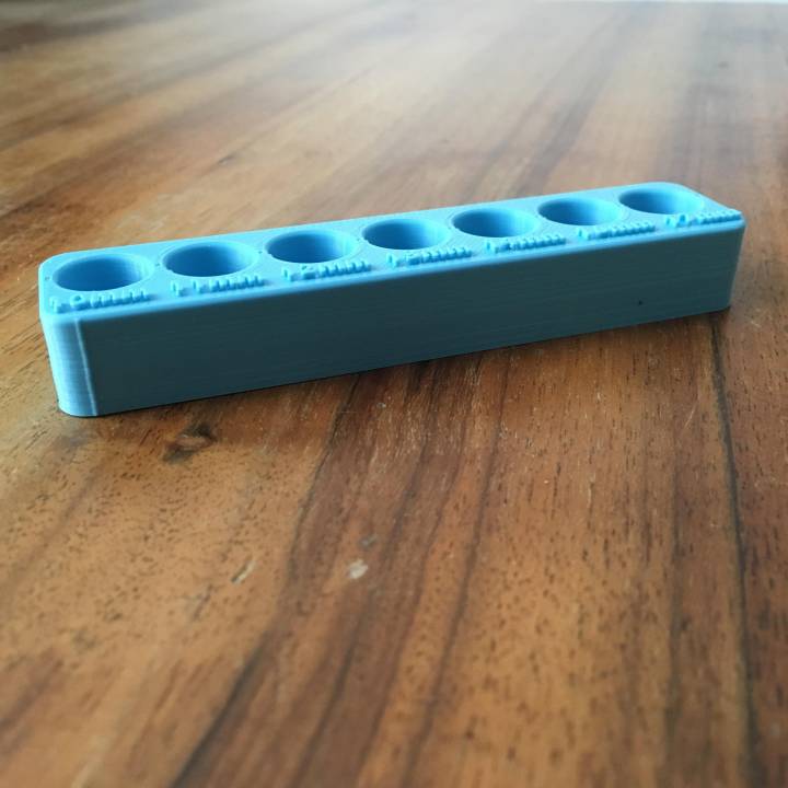 3D Printable Harbor Freight Swivel Socket set, Tray - Metric by GunGeek