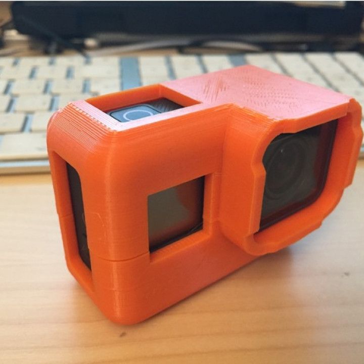 3D Printable GoPro hero 7 split case by leroy