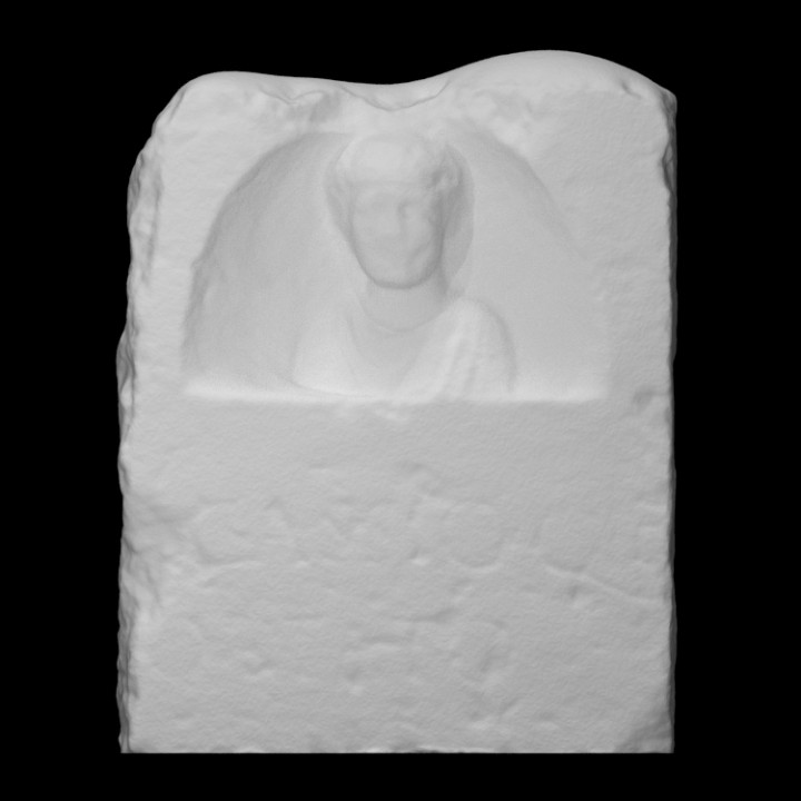 3D Printable Funerary stele by Scan The World