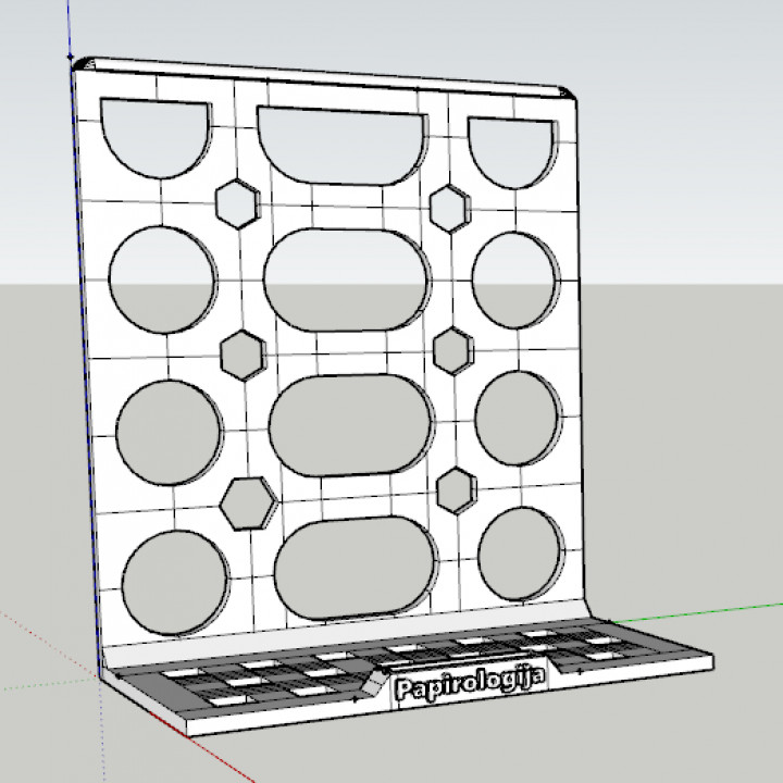 3D Printable Paper stand, paper holder by Aleš Levec