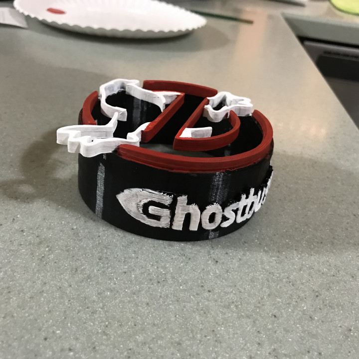 3D Printable GhostBuster Alexa Dot Cover by monica mcbride