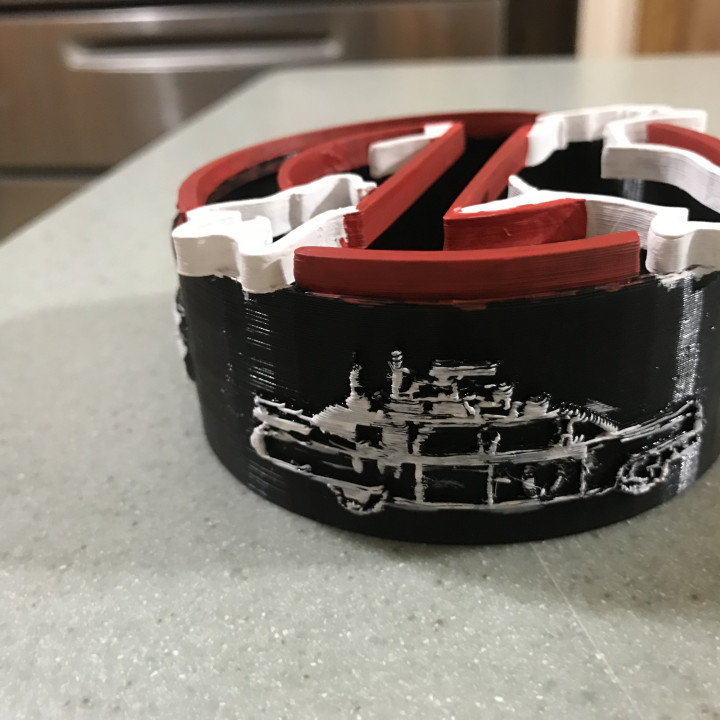 3D Printable GhostBuster Alexa Dot Cover by monica mcbride